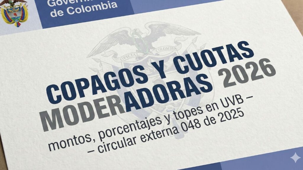 Copagos y cuotas moderadoras 2026