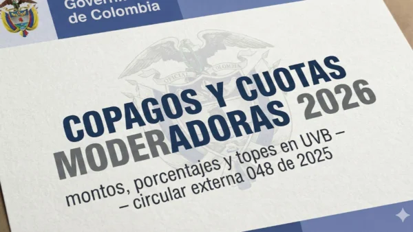 Copagos y cuotas moderadoras 2026